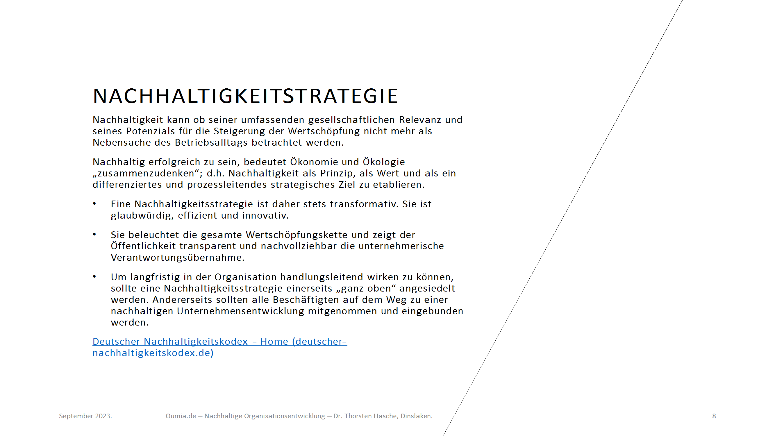 Dr. Thorsten Hasche - Expertise für nachhaltige und agile Organisationsentwicklung - Methoden
